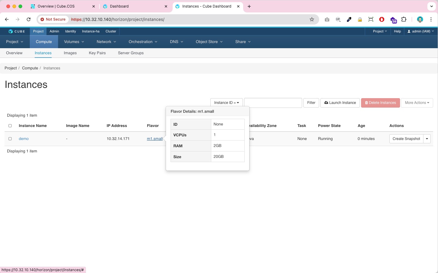 Resize Instance Welcome To The Bigstack Cube Platform Documentation 4815