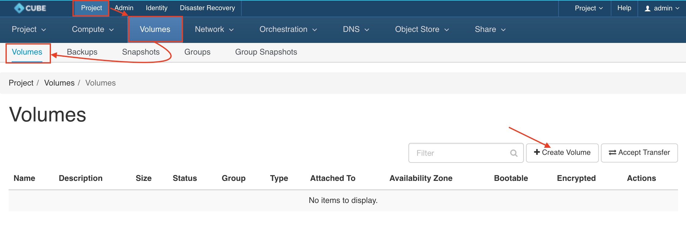 Create A Volume Welcome To The Bigstack Cube Platform Documentation 5525
